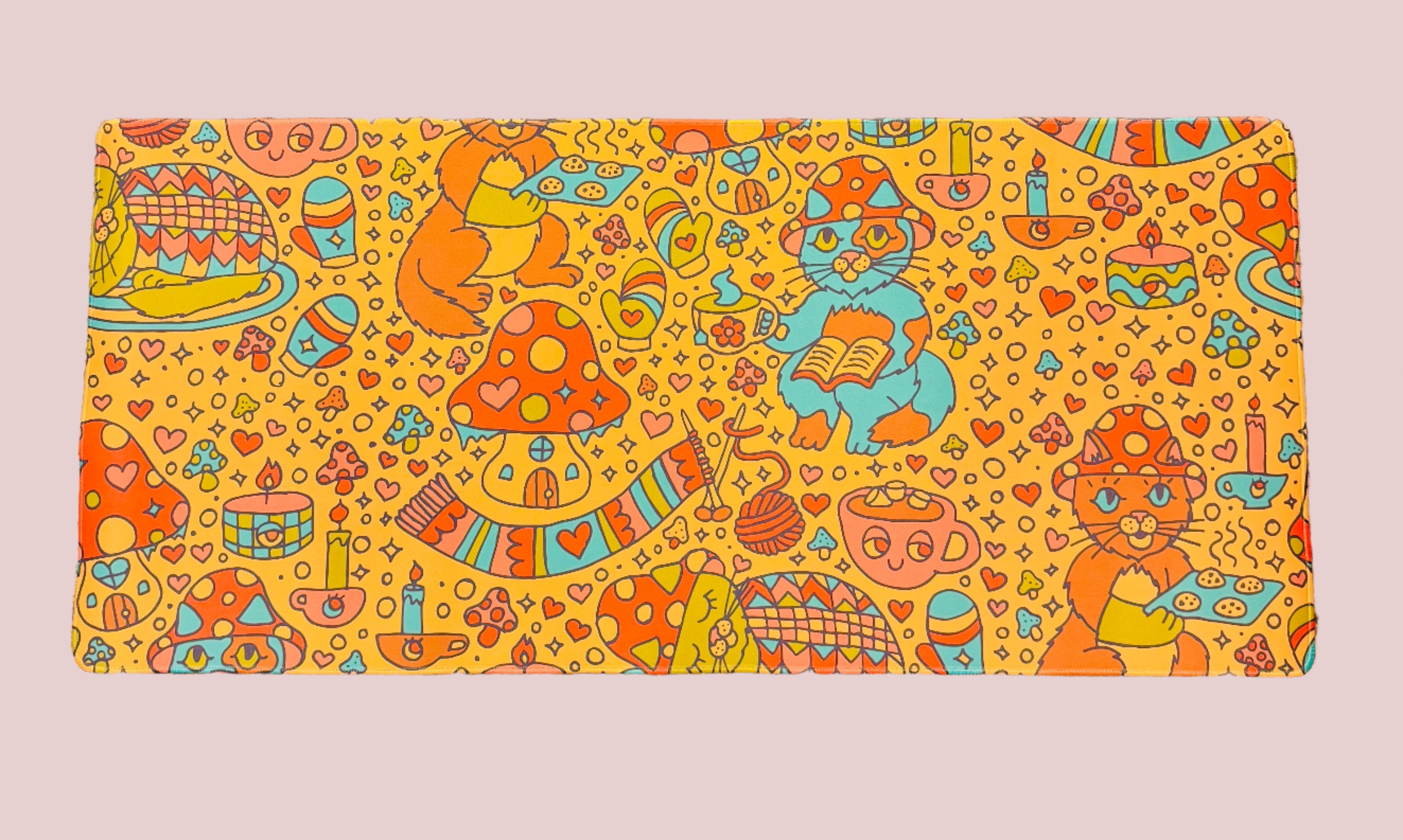 Winter Cottagecore Kitty Desk Mat – Shop BB Wild